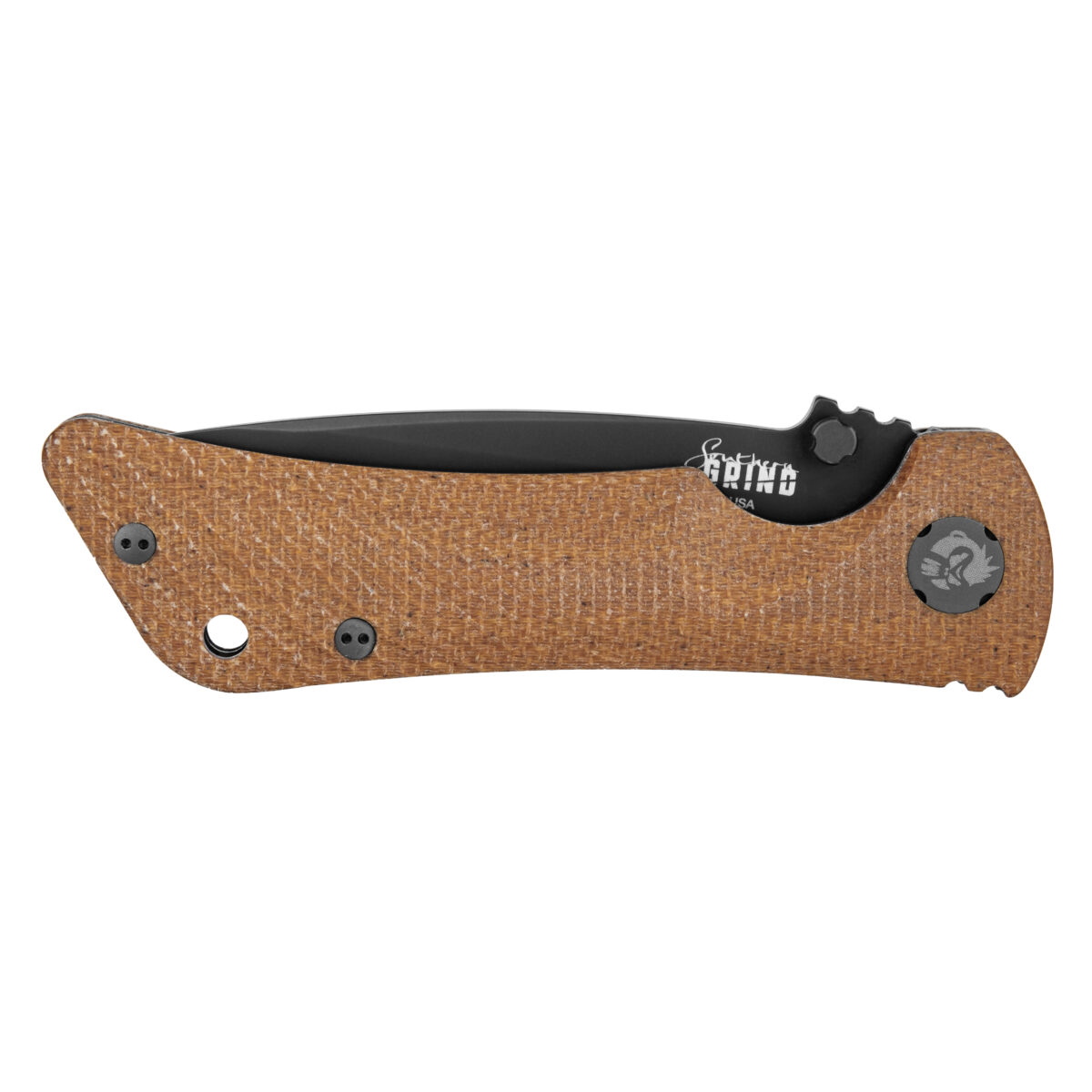 Spider Monkey® Natural Micarta | Black Drop Point | Zac Brown's ...