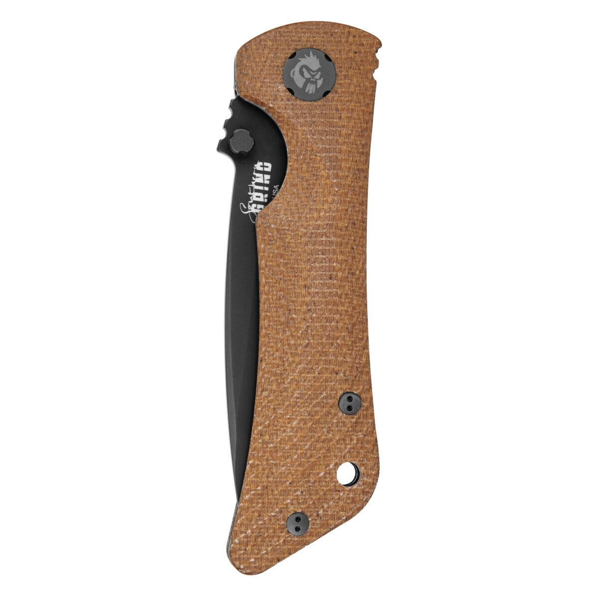 Spider Monkey® Natural Micarta | Black Drop Point | Zac Brown's ...